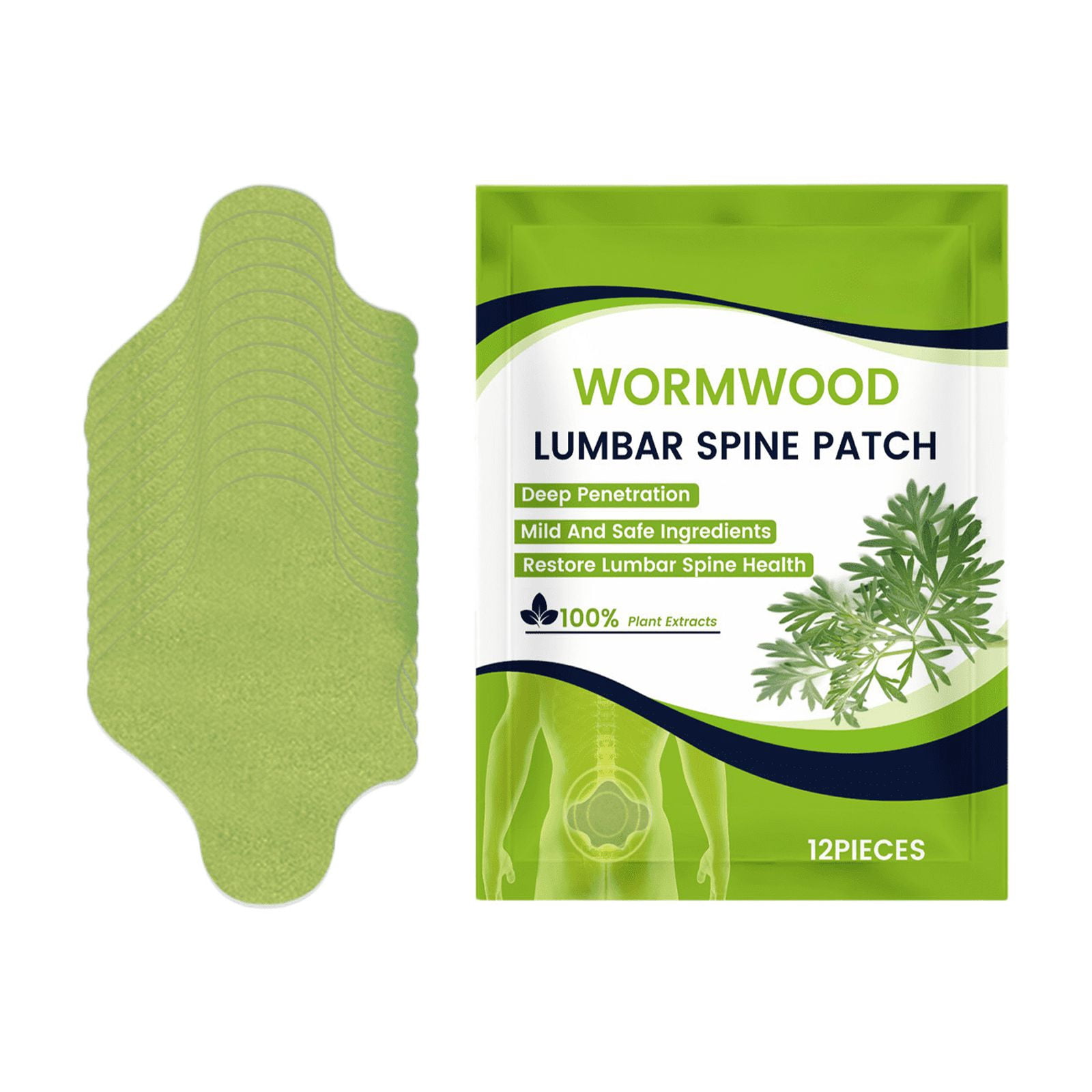 Wormwood Pain Lumbar Vertebra Relieving Sticker Health-Care Plast for ...
