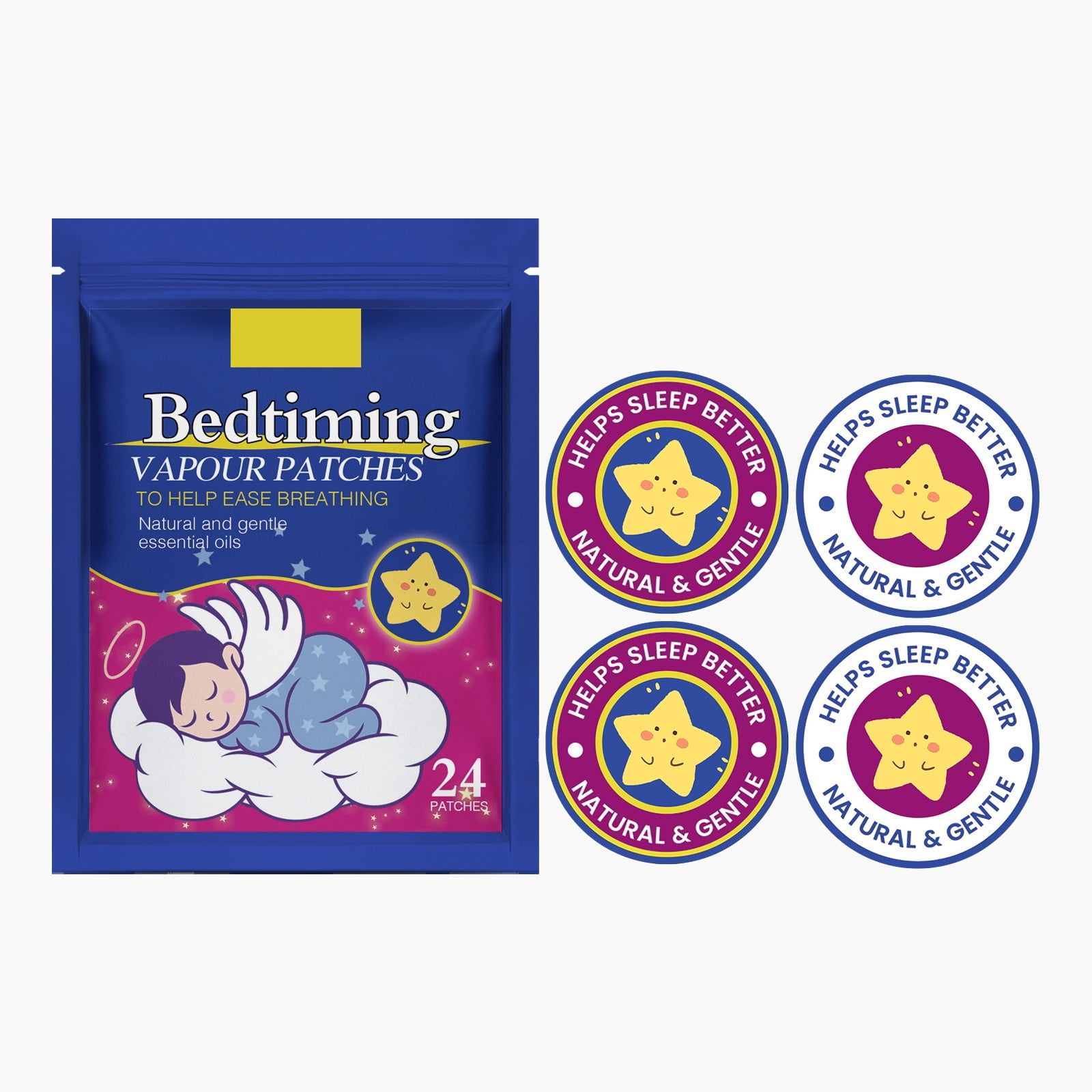 Worpbope 24Pcs Sleep Help to Quickly Fall Asleep Body and Stress Care ...