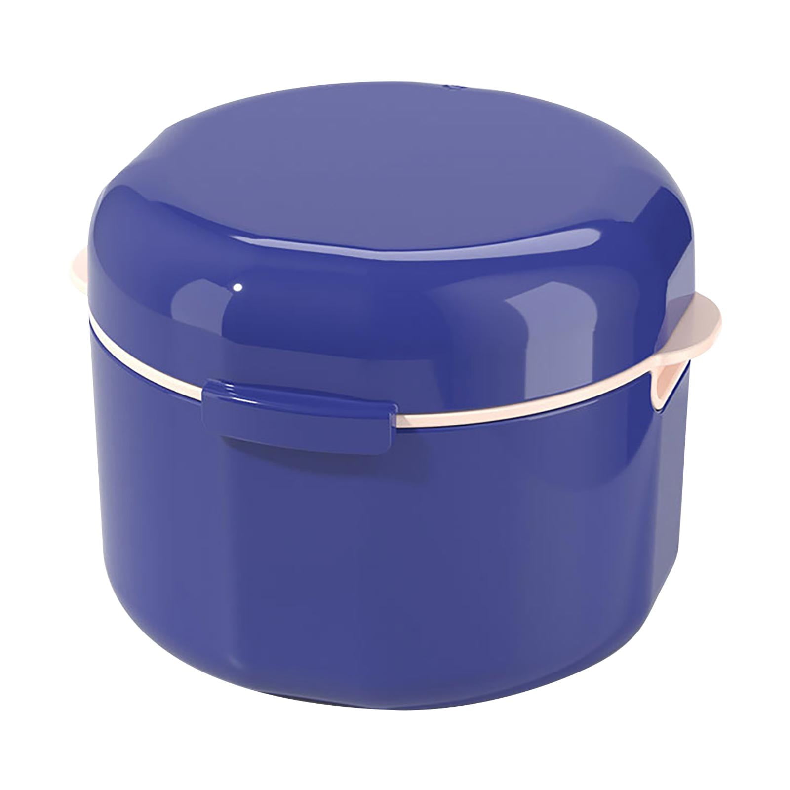 Worpbope Denture Portable Storage & Cleaning Box For Invisalign ...