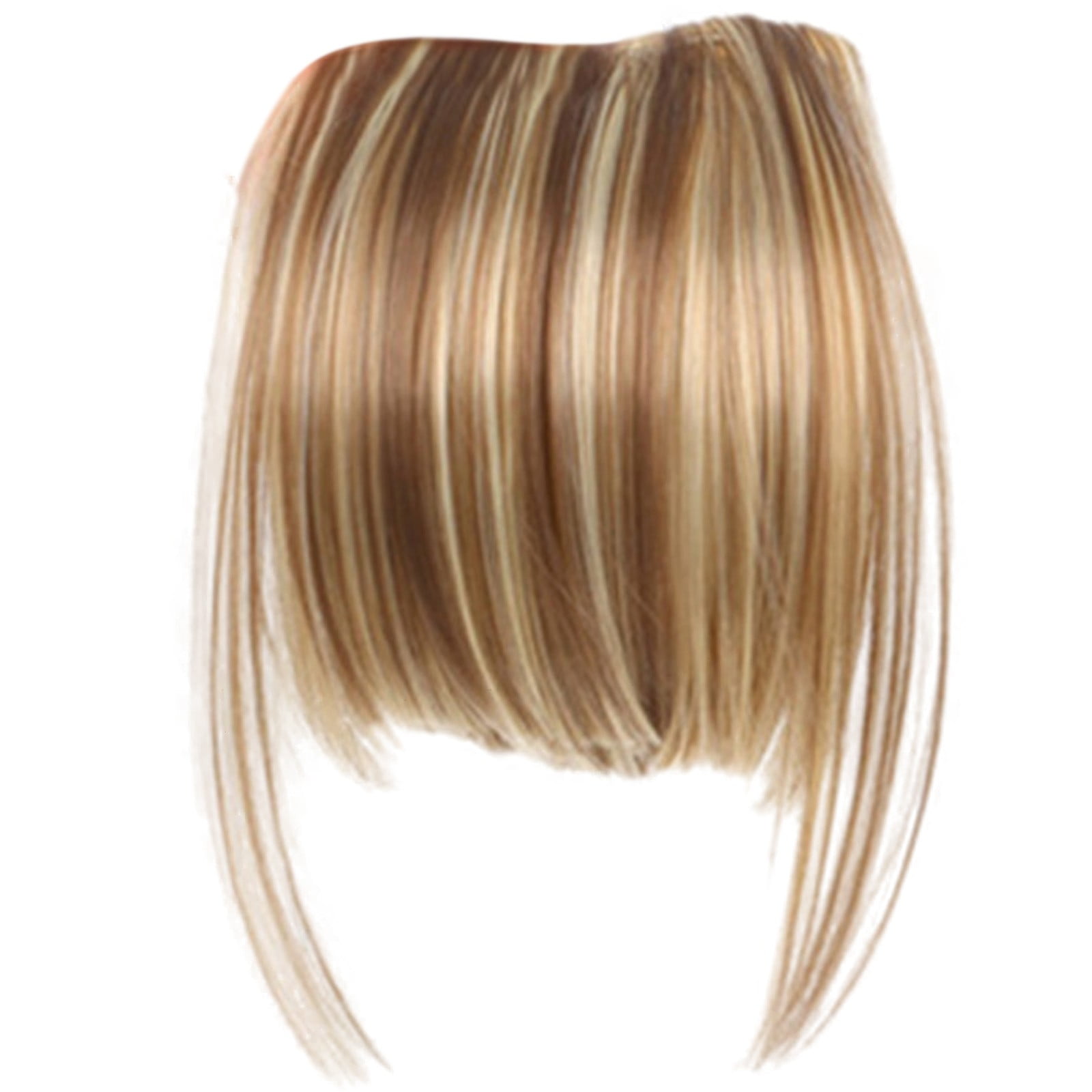 Worpbope Hairpiece Ladies Bangs Hairpiece Front Fringe Head Clipped in ...