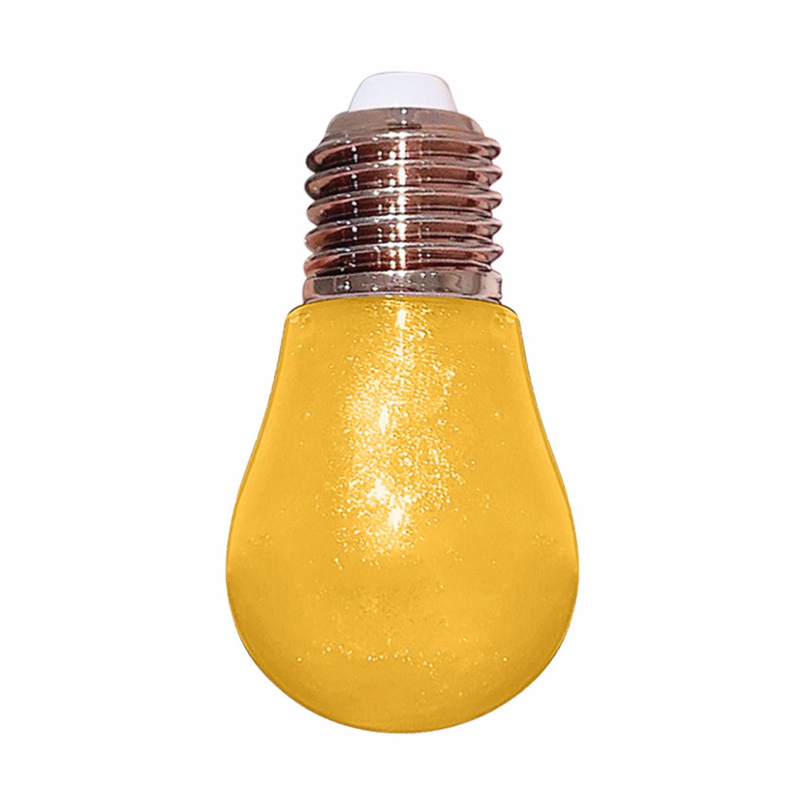 Worpbope Lip Butters Small Light Bulb Lip Gloss Candy Flavored Lip Oil ...