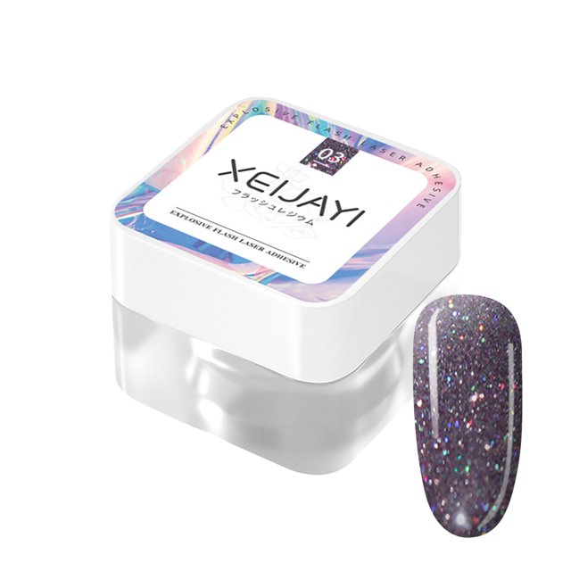 Worpbope Nail Polish Diamond Diamond Glue Seven Color Reflective Super ...