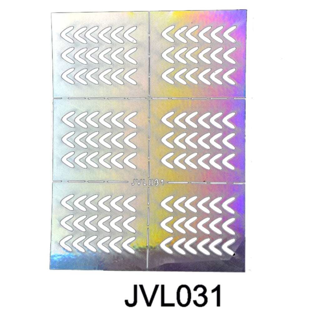 Worpbope Nail Stickers Nail Art Transfer Stickers Design Hollow ...