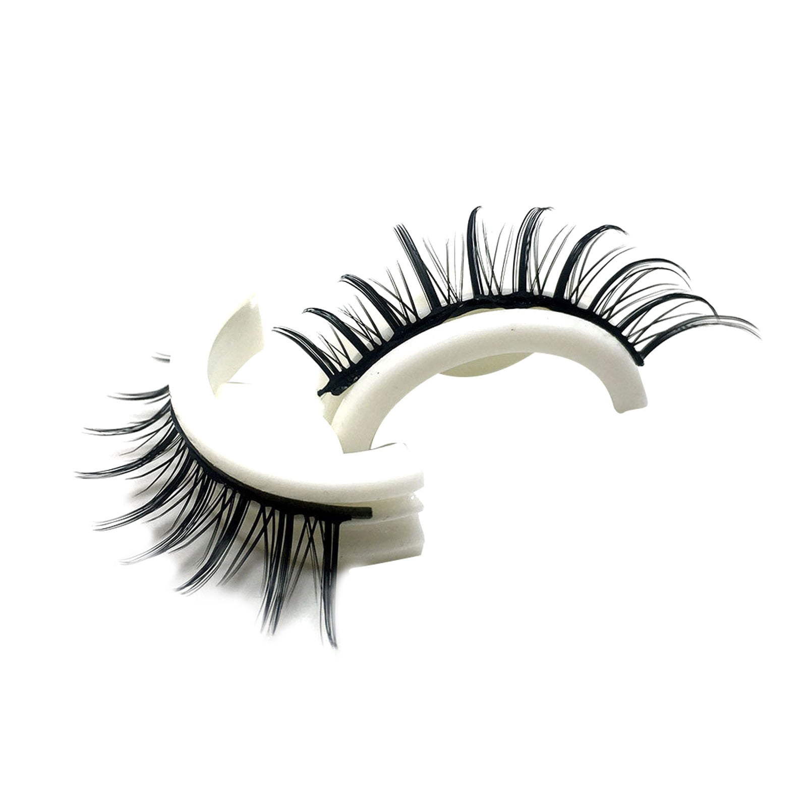 Worpbope Reusable Self-Adhesive Eyelashes Natural Multiple Reversible ...