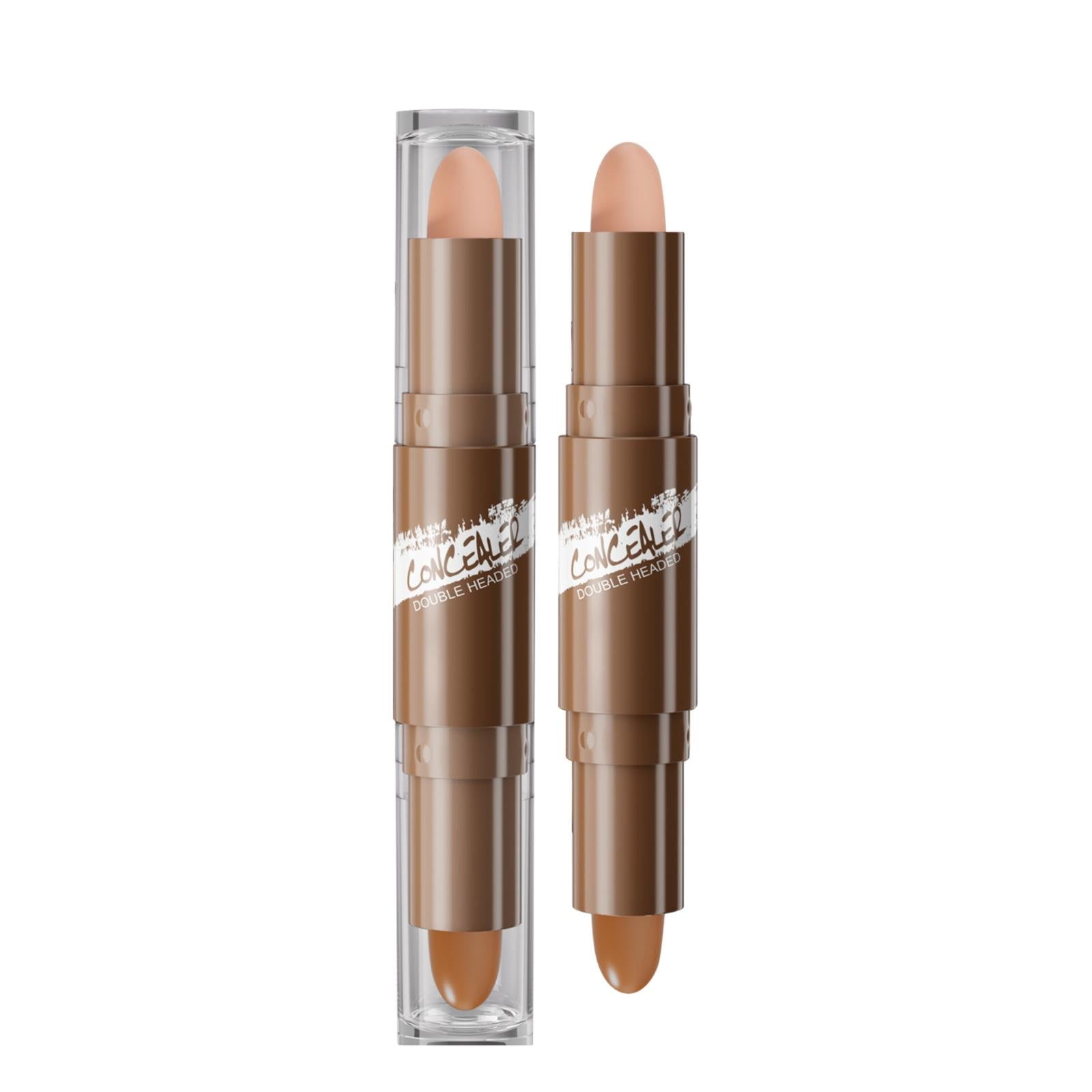 Worpbope Stick Double Head Facial Bronzer Highlight Concealer Highlight ...