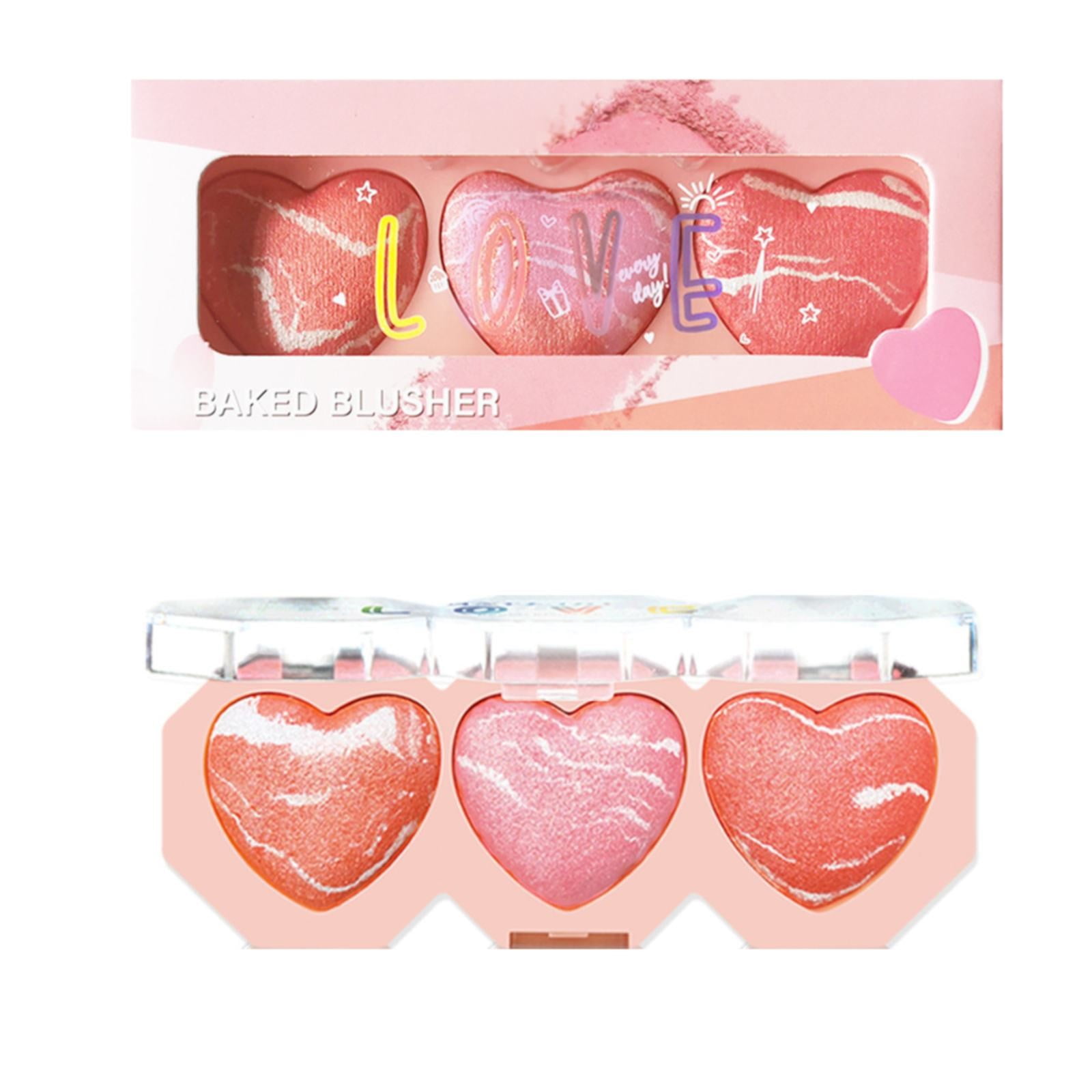 Worpbope Three Color Love High Light Eye Shadow Embossed Eye Shadow ...