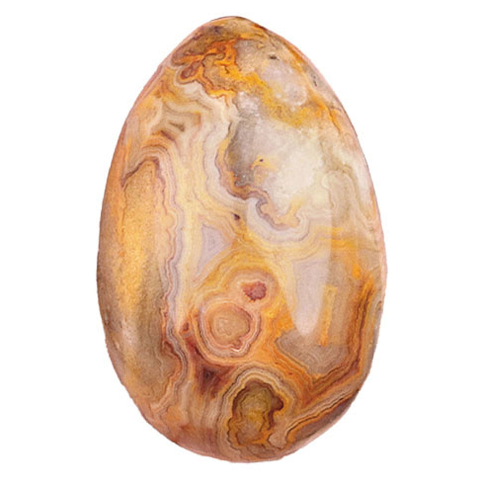 Worry Stones Egg Rock Crystal Gemstone Polished Mineral Rock Egg Stones ...