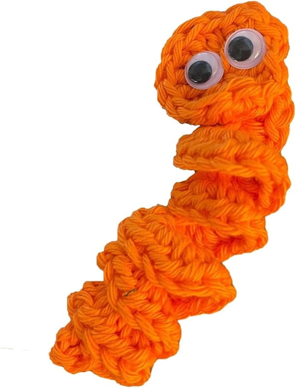 Worry Worm Mental Health Positive Gift Handmade Crochet Worm Stress ...