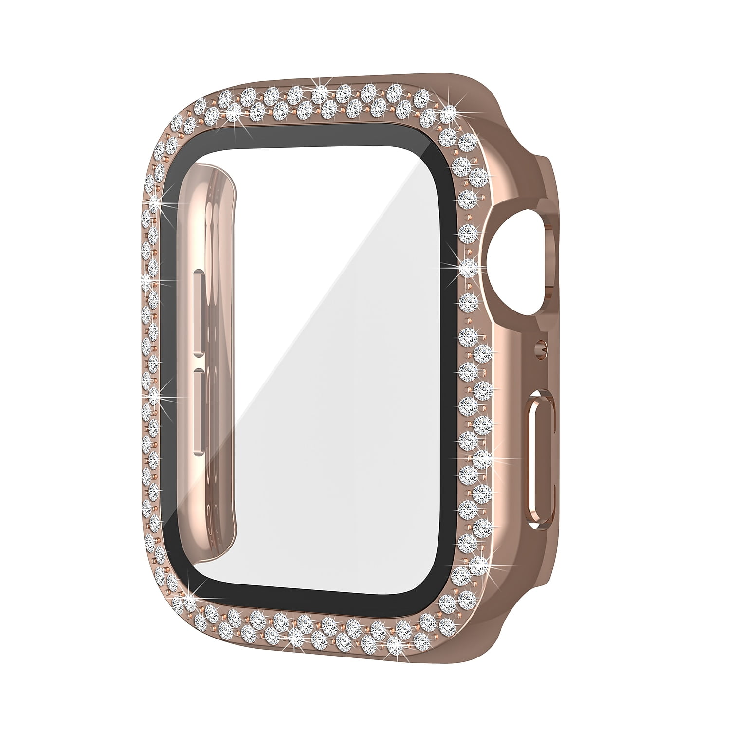 Worryfree Gadgets Bling Bumper Case with Screen Protector for Apple ...