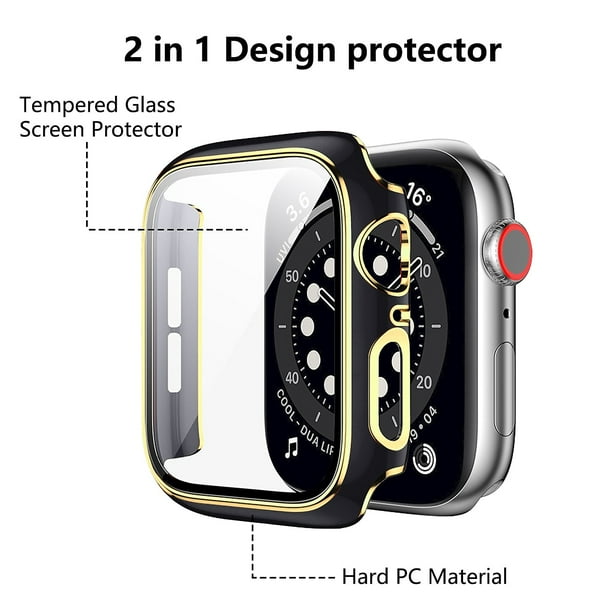 Worryfree Gadgets Bumper Case with Screen Protector for Apple Watch ...