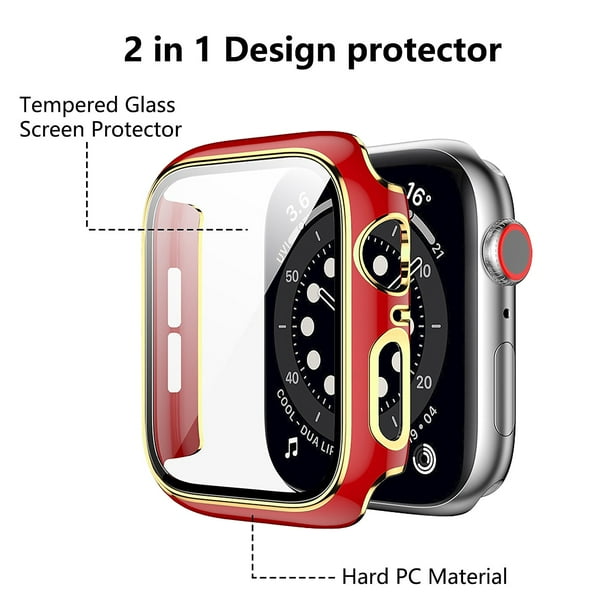 Worryfree Gadgets Bumper Case with Screen Protector for Apple Watch ...