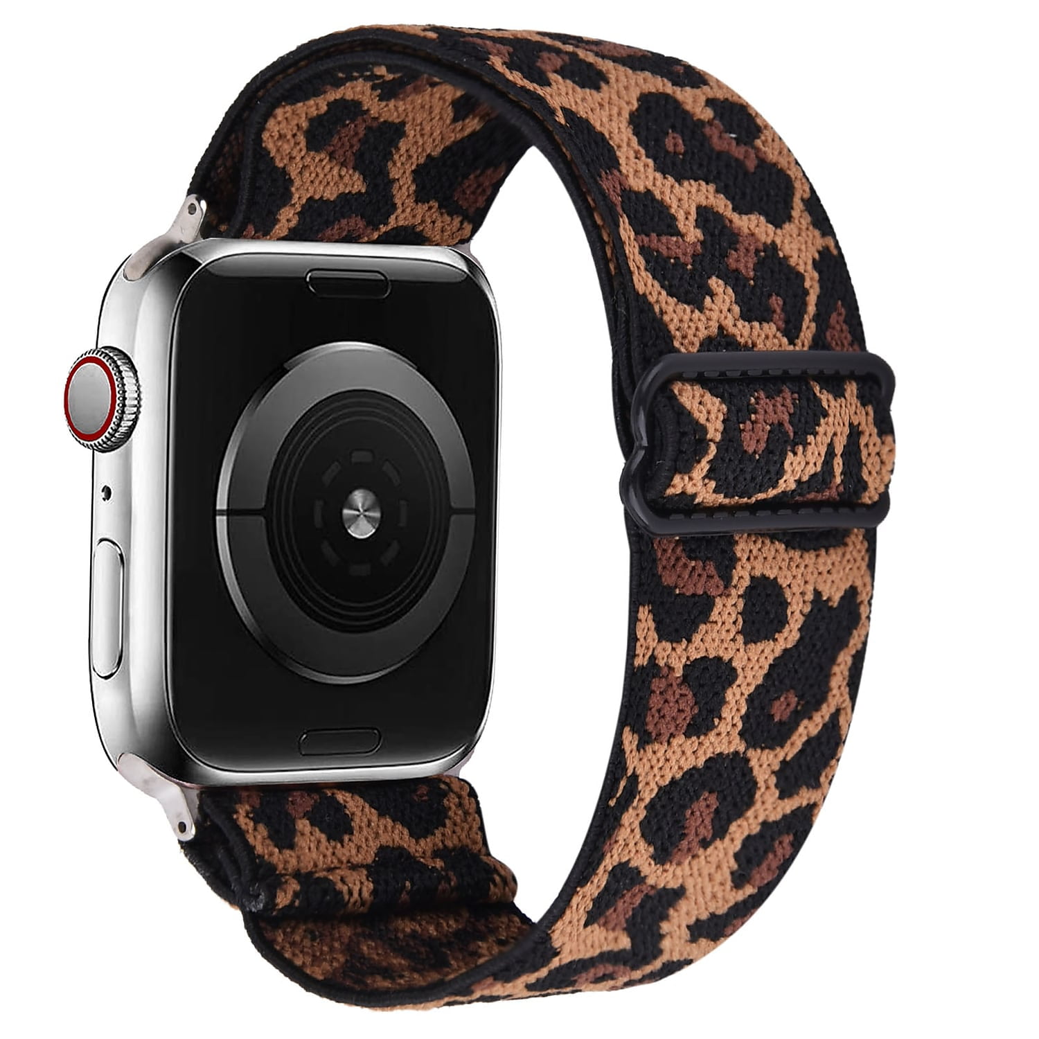Worryfree Gadgets Nylon Loop Wristband for Apple Watch Leopard Print 1 ...