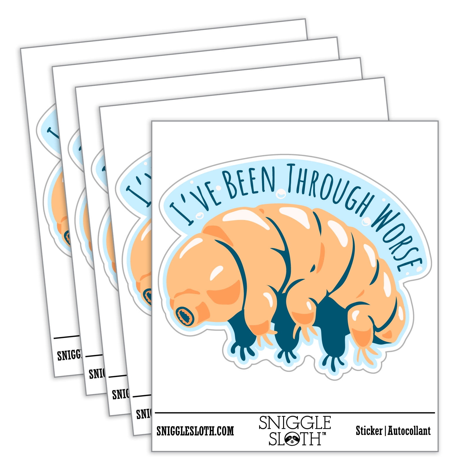 I've Been Through Worse Tardigrade Water Bear Car Window Bumper Water ...
