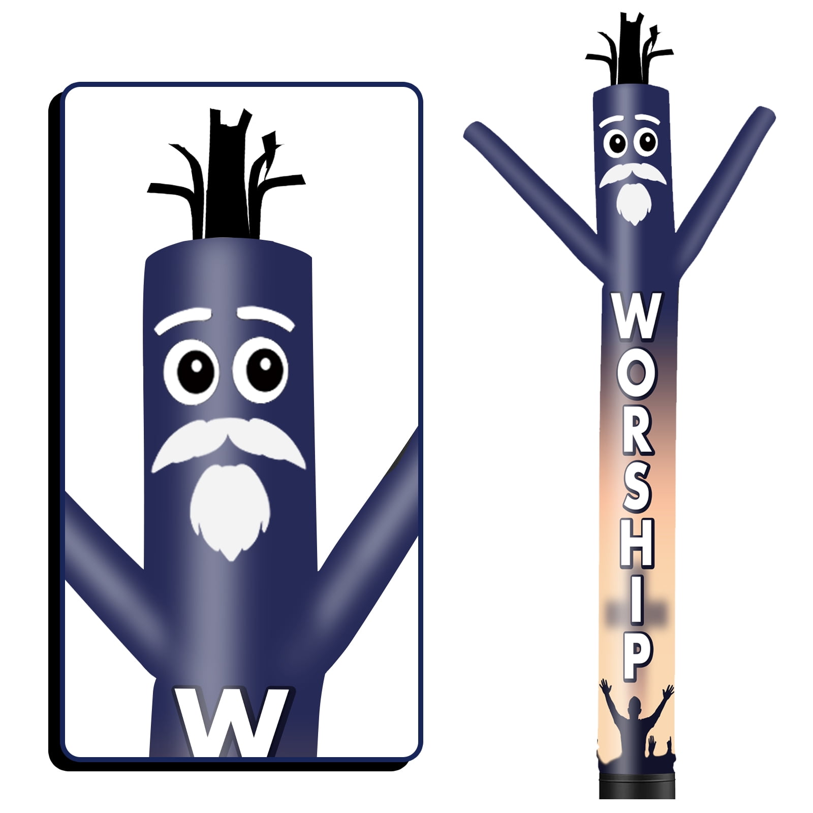 Worship Inflatable Tube Man Wacky Wavy Dancing Guy for Outdoor ...