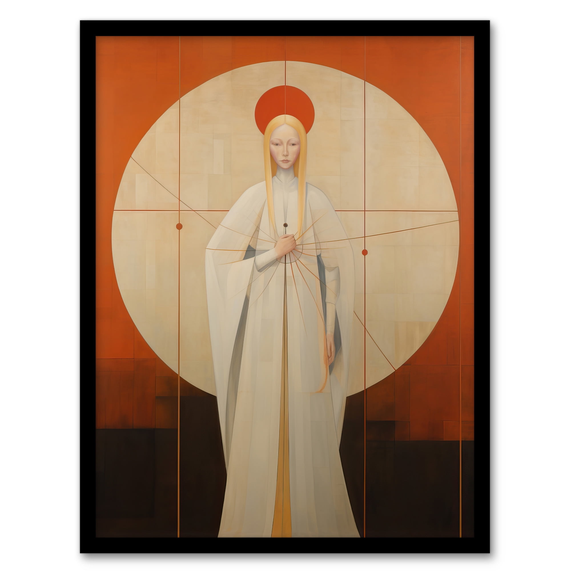 Worship The Divine Feminine Spiritual Artwork Framed Wall Art Print A4 ...