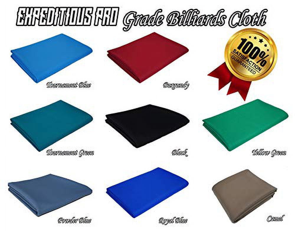 Worsted Pool Table Cloth – Fast Speed High Accuracy Pre-Cut Bed and ...