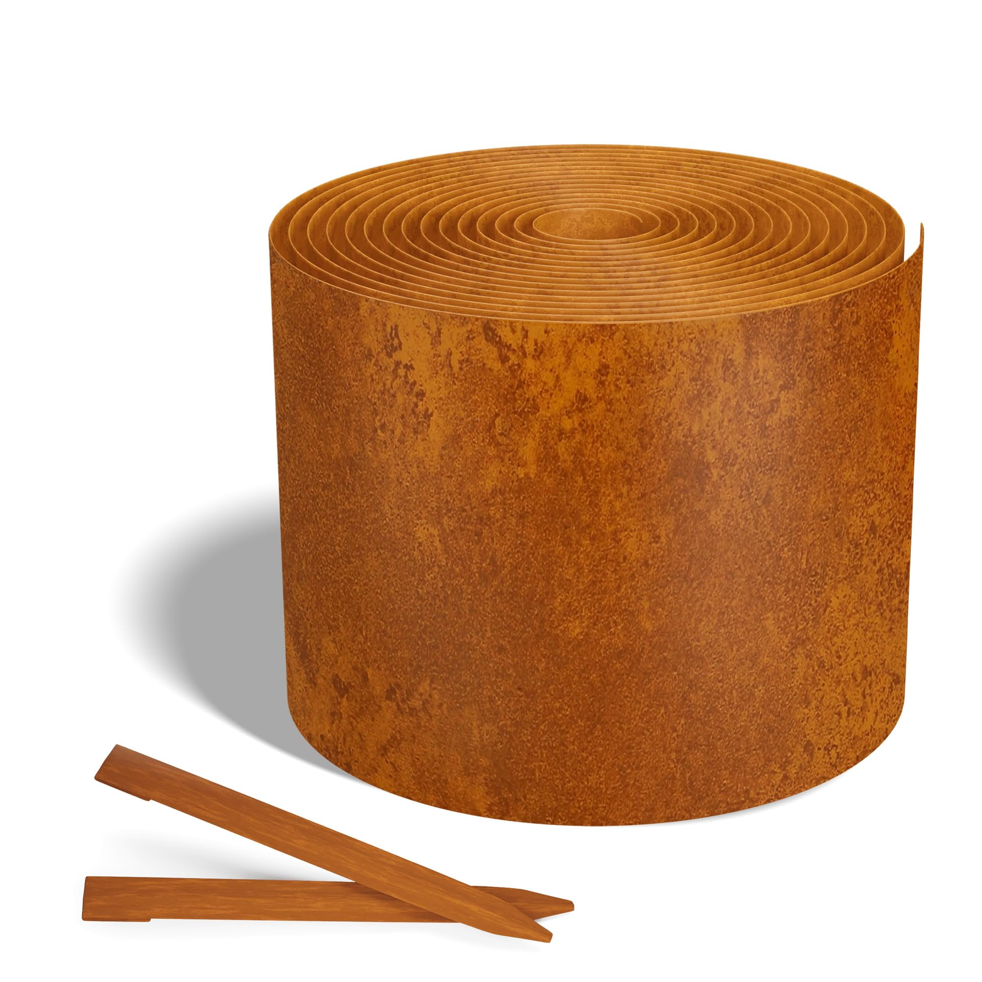 Worth Galvanized Steel Landscape Edging 4.5" x25' Metal Garden Edging ...