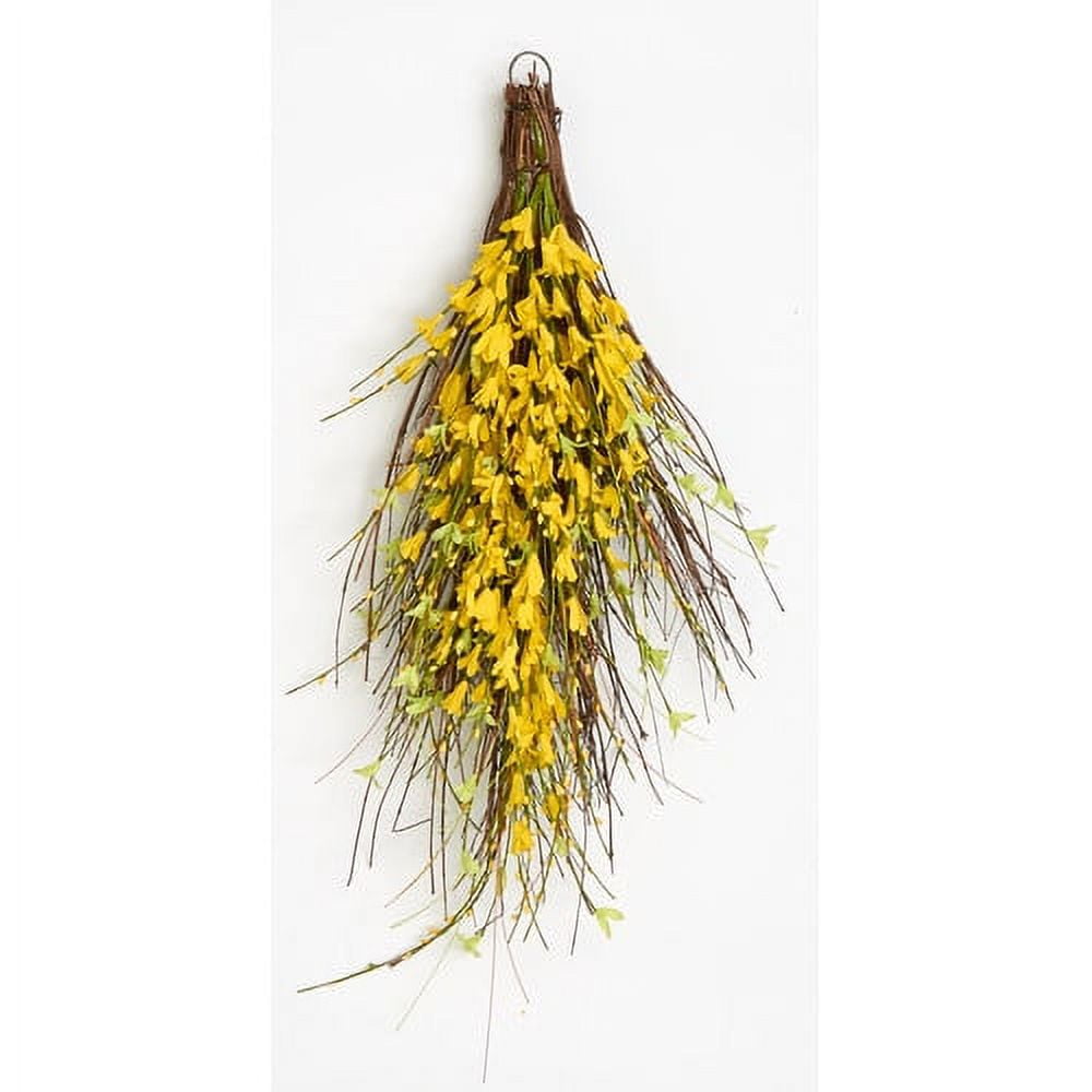 Worth Imports Fresh Forsythia & Bud Collection Swag - Walmart.com