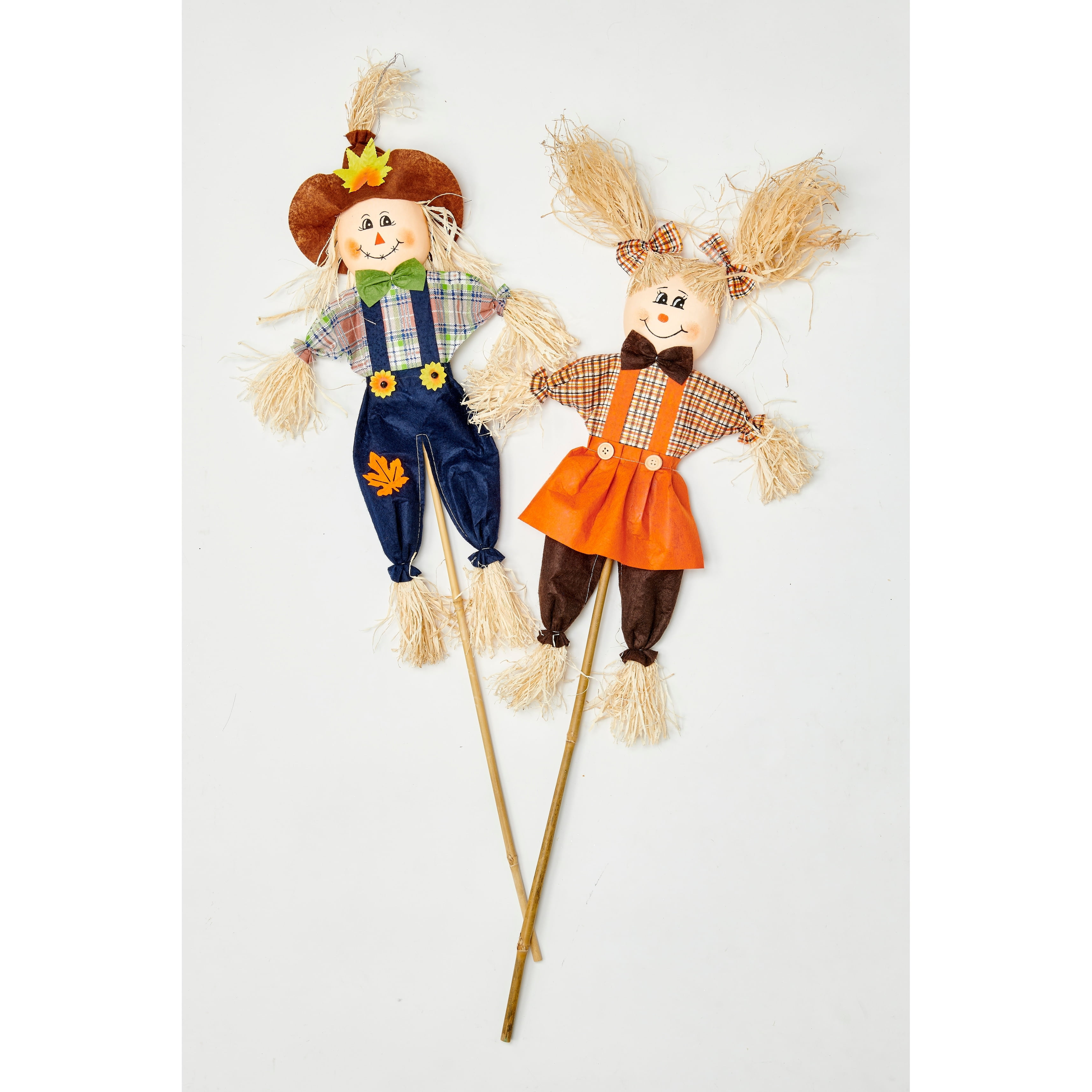 Worth Imports Inc 36" Scarecrow on Stick, Set of 2 - Walmart Business ...