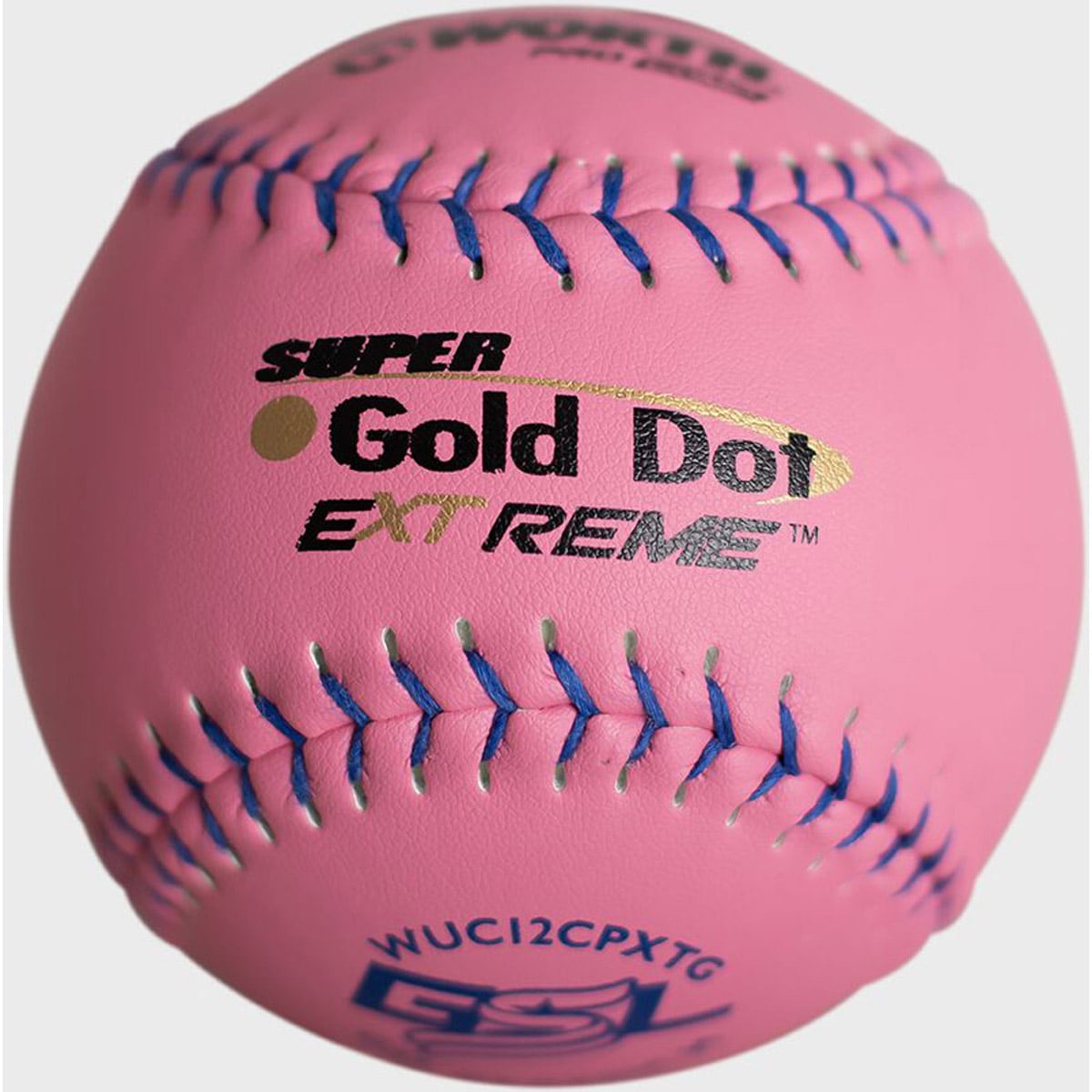 Worth Pink Pro Comp Super Gold Dot XT 12" Slowpitch GSL Softballs DZ ...