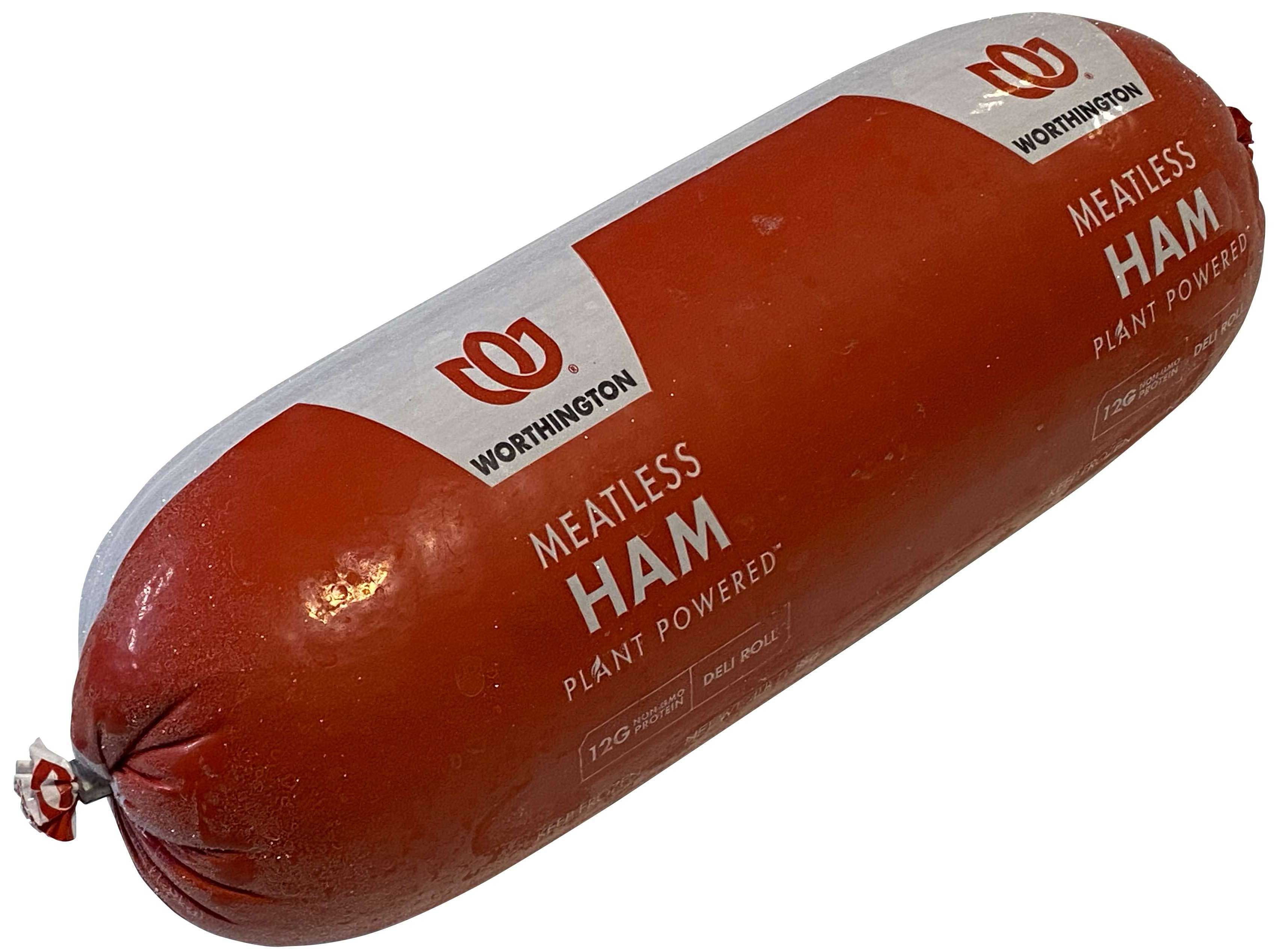 Worthington Plant Based Ham Roll, Lightly Seasoned, 4lb - 4 per Case ...