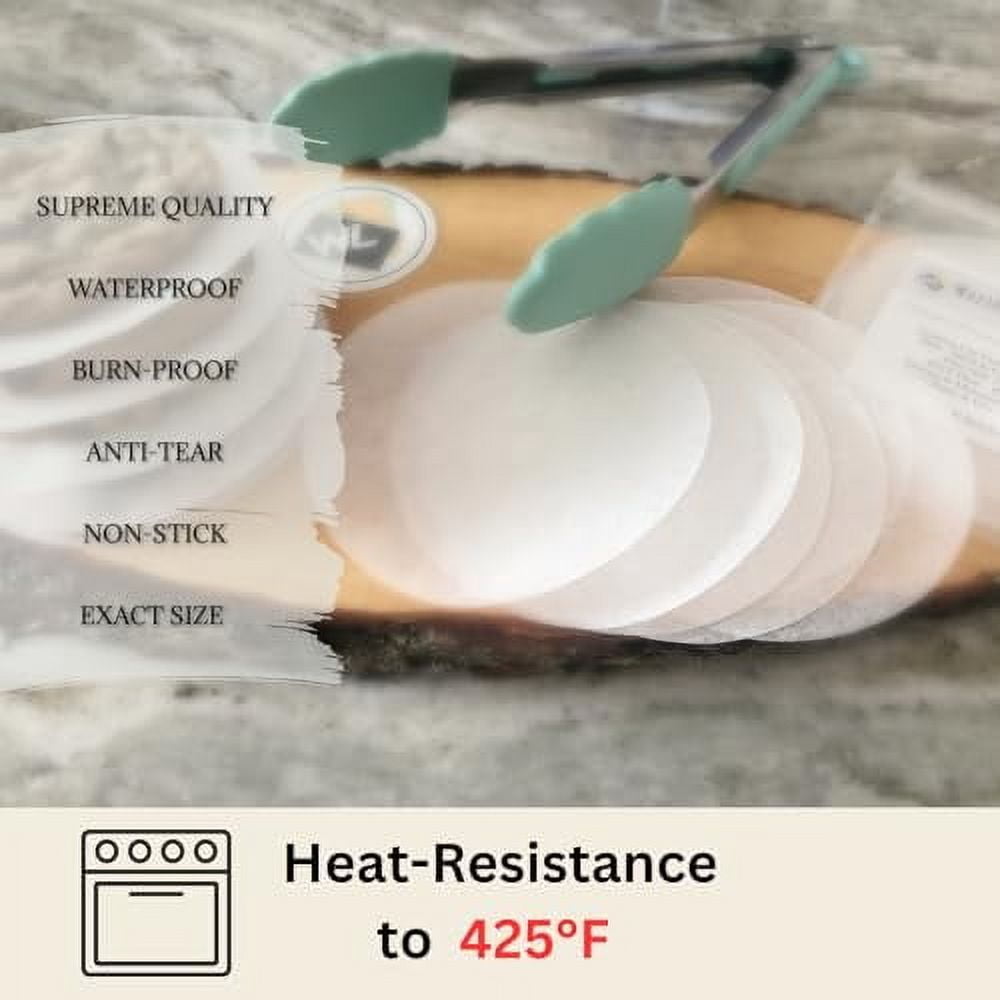 Worthy Liners 14 Inch 100 Sheets | Parchment Paper Rounds | Made is USA ...