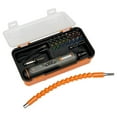 Worx 4-Volt Electric Power Screwdriver - Cordless with Charger, 26 Bits ...