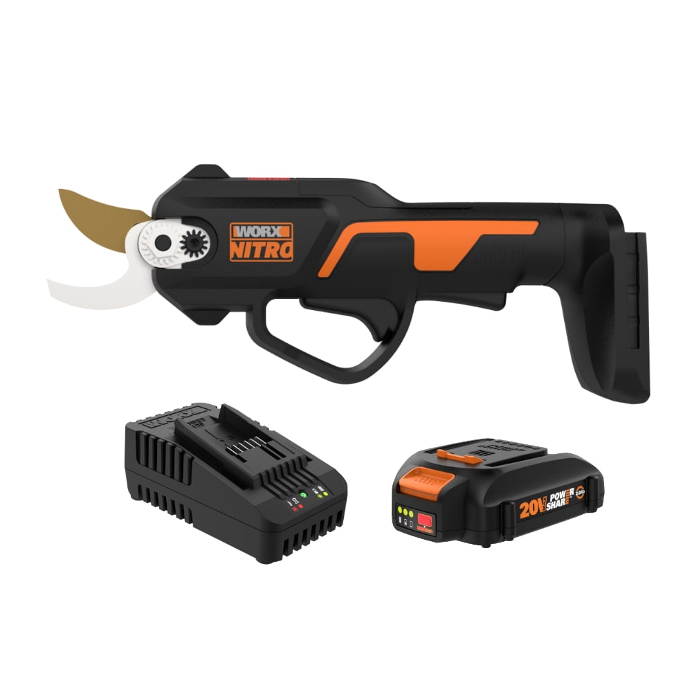 Worx NITRO WG330 20V Cordless Powered Pruner - Garden Tools with ...