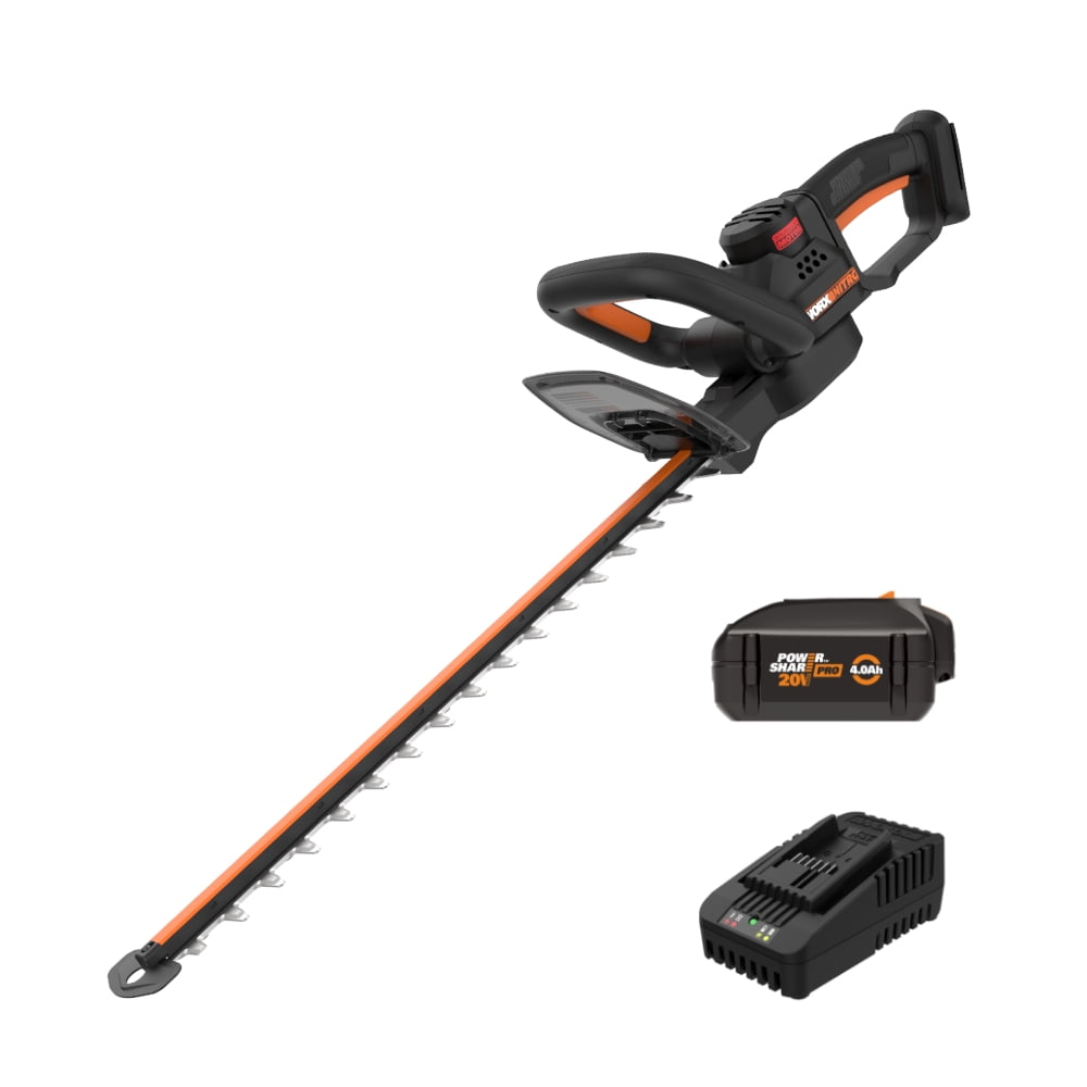 Worx Nitro 20v Lightweight Cordless Hedge Trimmer 22 Brushless With