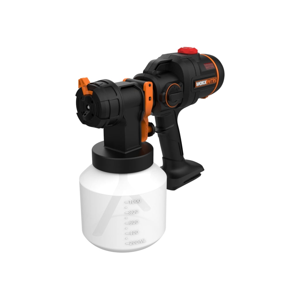 Worx Nitro 20V Battery Powered Paint Sprayer with Brushless Motor ...