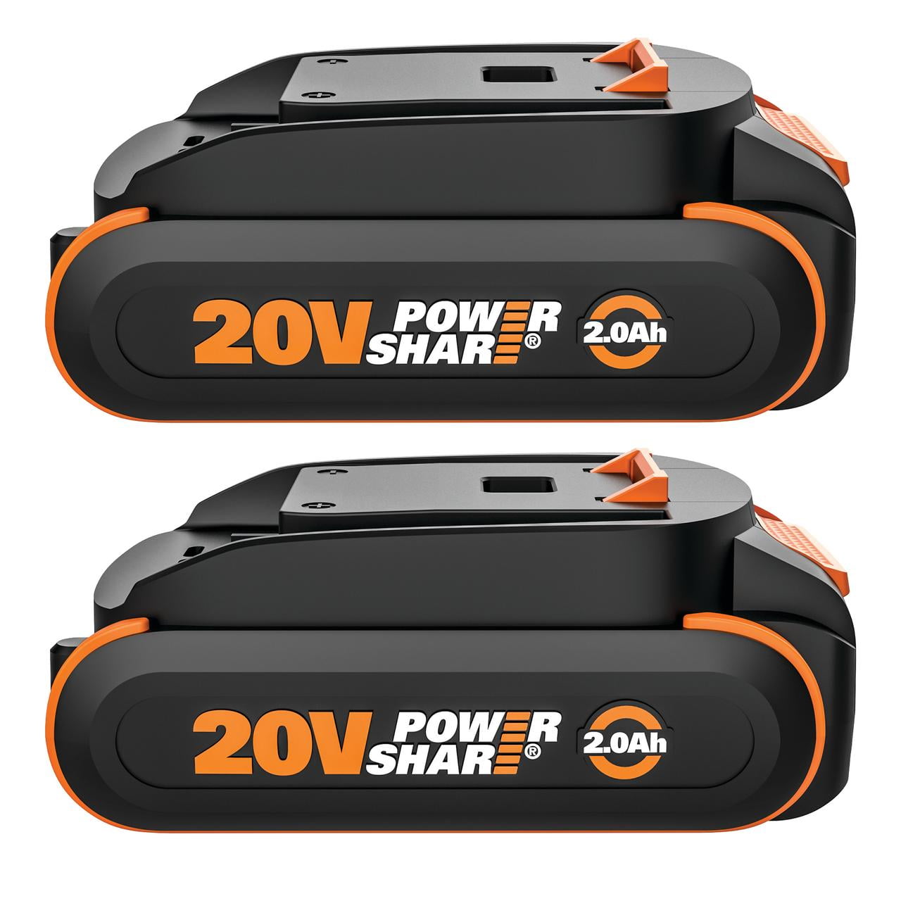 Worx WA3669.2 20V Lithium-Ion Battery 2.0Ah - 2 Pack - Walmart.com