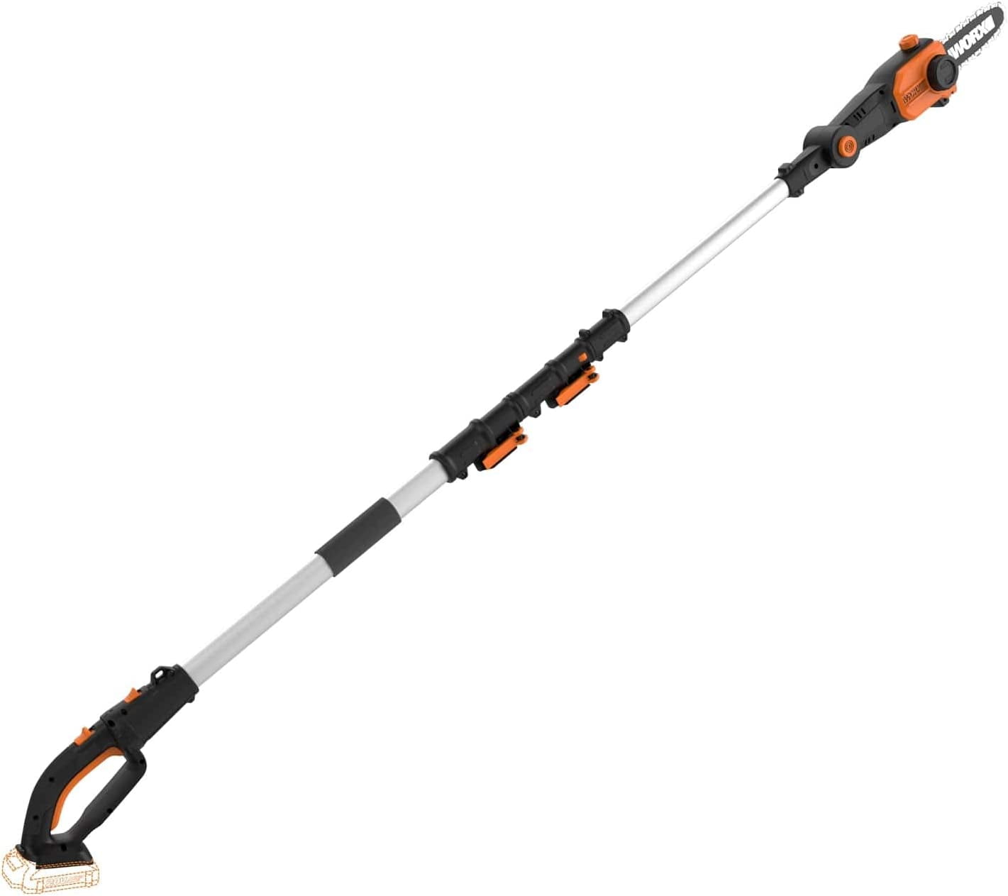 "WORX Cordless 20V 8"" Pole Saw, Battery Tree Trimmer Chainsaw with ...