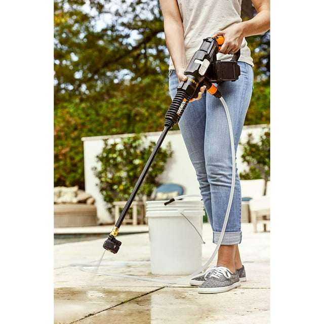 Worx Hydroshot 20V Cordless Power Washer, Lightweight Pressure Cleaner ...