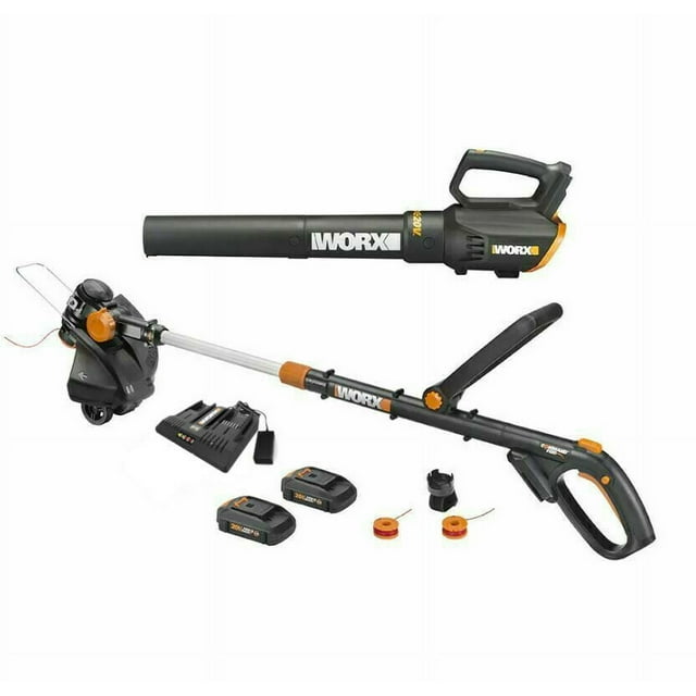 Worx WG930.2 20V Power Share GT Revolution 12" Cordless String Trimmer ...