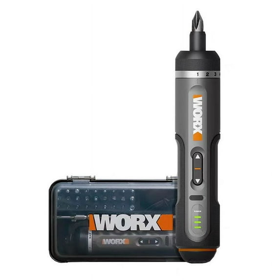 Worx WX242 Mini Cordless Screwdriver – Includes 30 Bits - Walmart.com