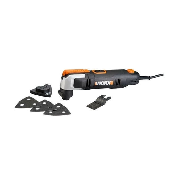 Free Shipping! Worx WX686L 2.5 Amp Oscillating Multi-Tool with Clip-in ...