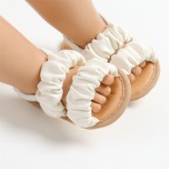 Lavaport Cute Baby Girl Bowknot Plaid Sandals Soft Sole Anti-slip Shoes 0-18M - Walmart.com