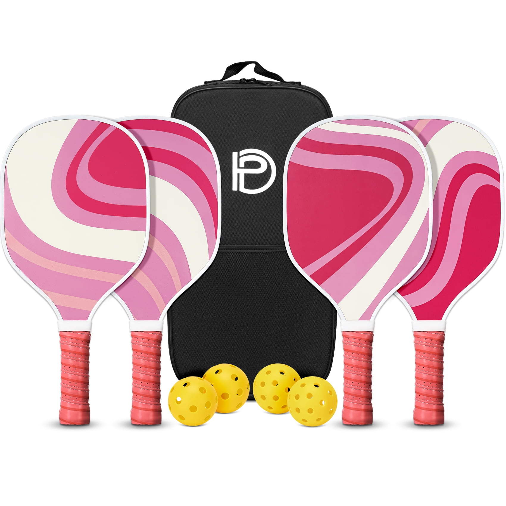 Wossspt Pickleball Paddles Set of 4 USAPA Approved Wooden Pickleball ...