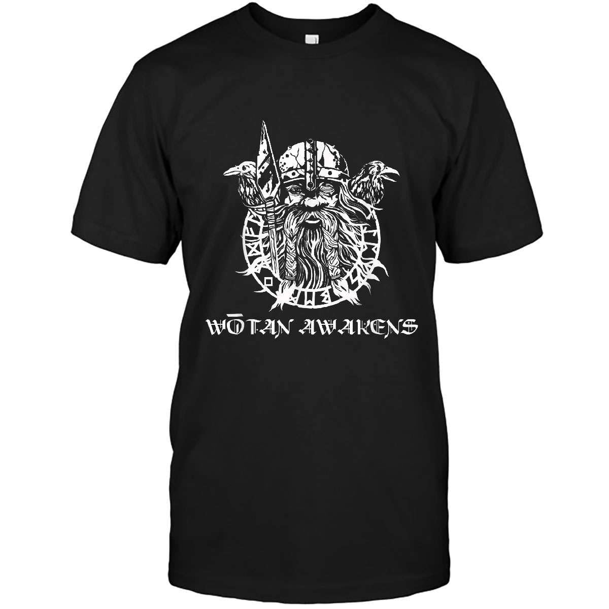 Wotan Awakens - Asatru Norse Mythology Viking T-Shirts - Walmart.com