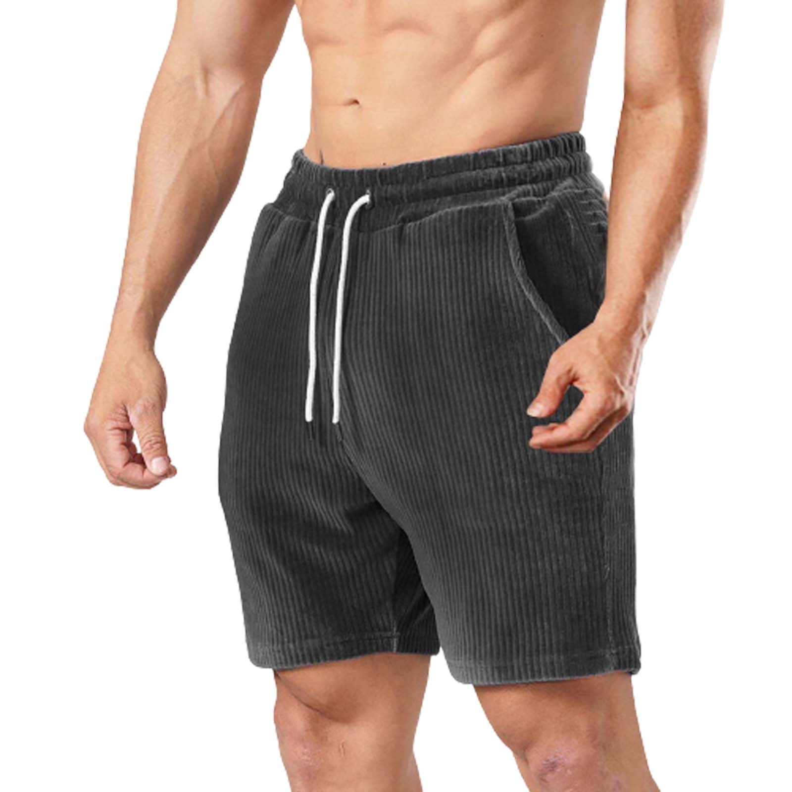 Wotryit Cargo Pants for Men, Mens Casual Shorts Work Shorts Slim Five ...