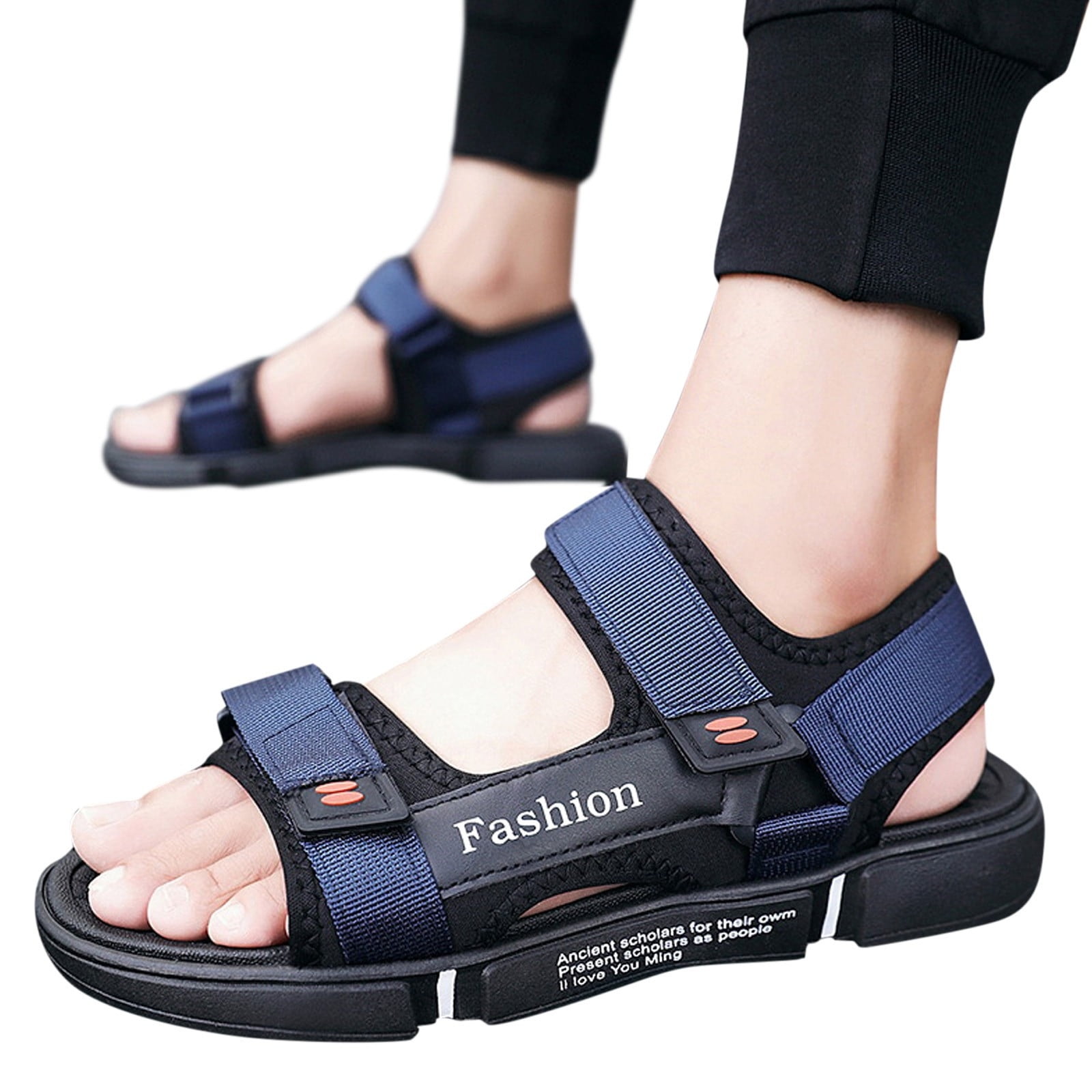Wotryit Mens Shoes Couple Style Sandals Summer Sports and Leisure ...