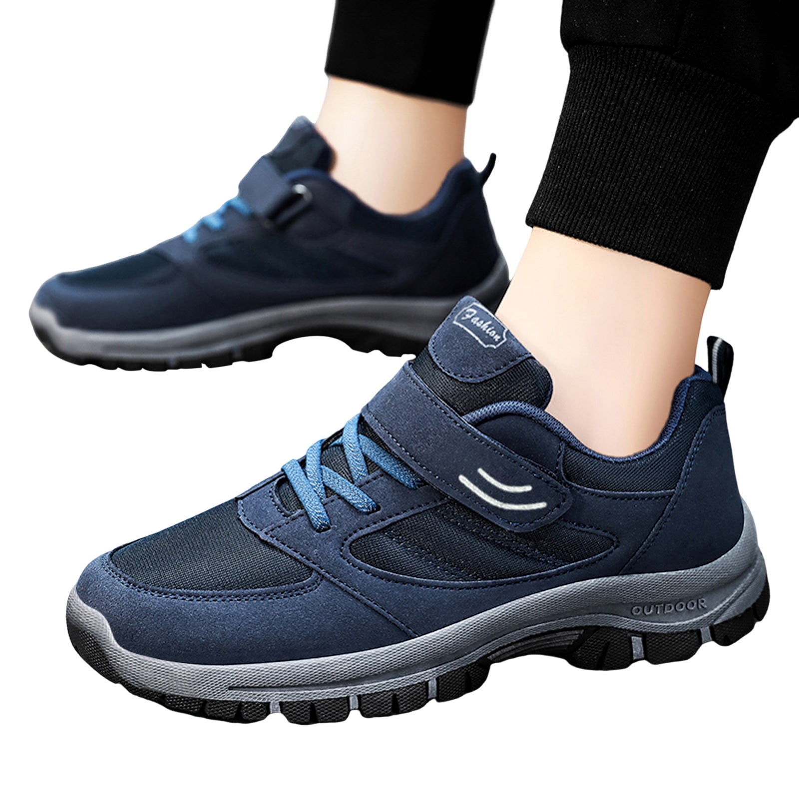 Wotryit Mens Shoes Men Casual Shoes Fashionable New Pattern Solid Color ...