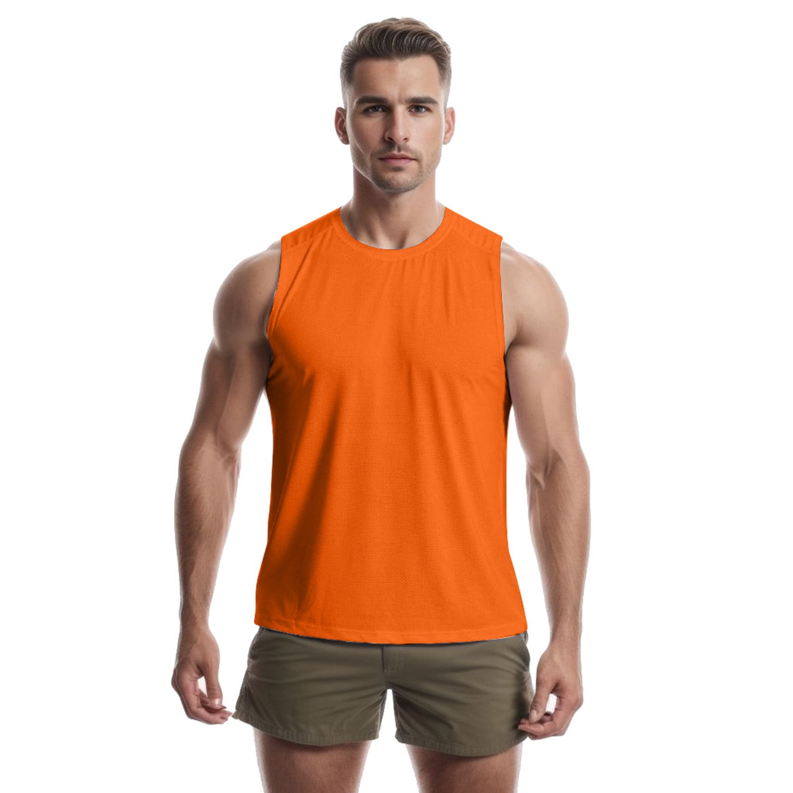 Wotryit Tank Tops Men Mens Sport Tank Tops for Bodybuilding Gym Jogging ...