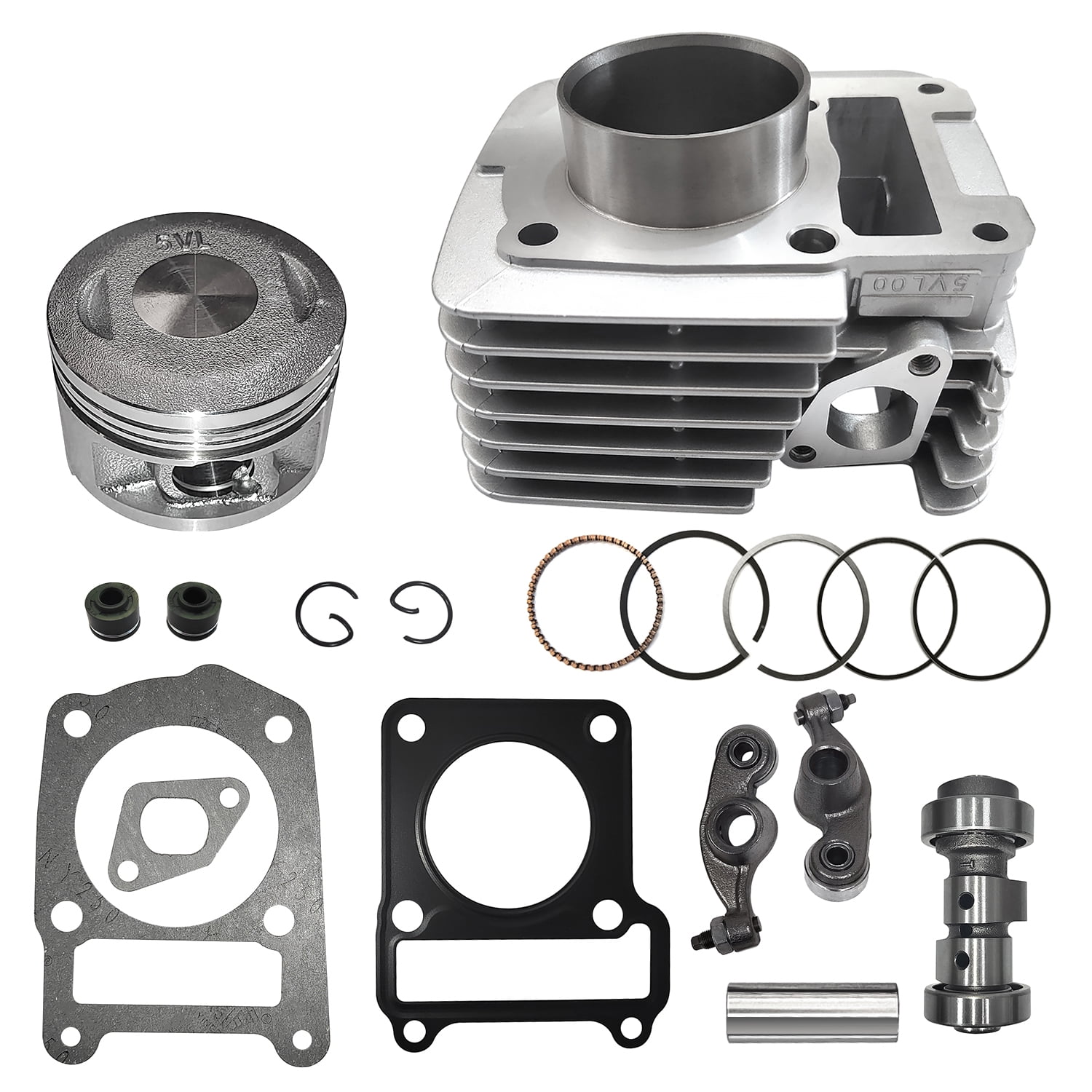 Woudy Big Bore Cylinder Rocker Arm Camshaft Ring Kit for Yamaha TTR125 ...