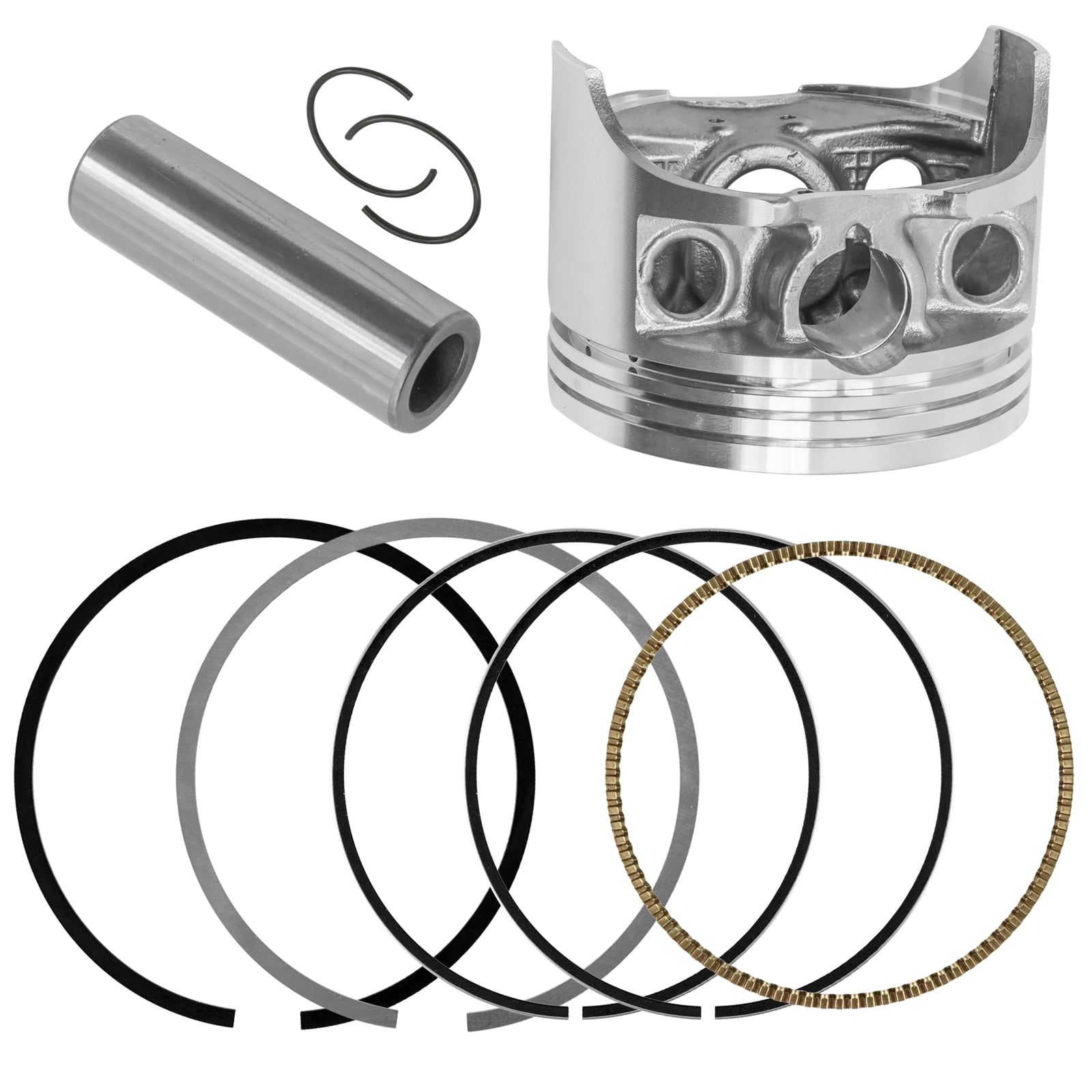 Woudy Engine Piston & Ring Kit 13101-HC4-000 for Honda Fourtrax 300 ...
