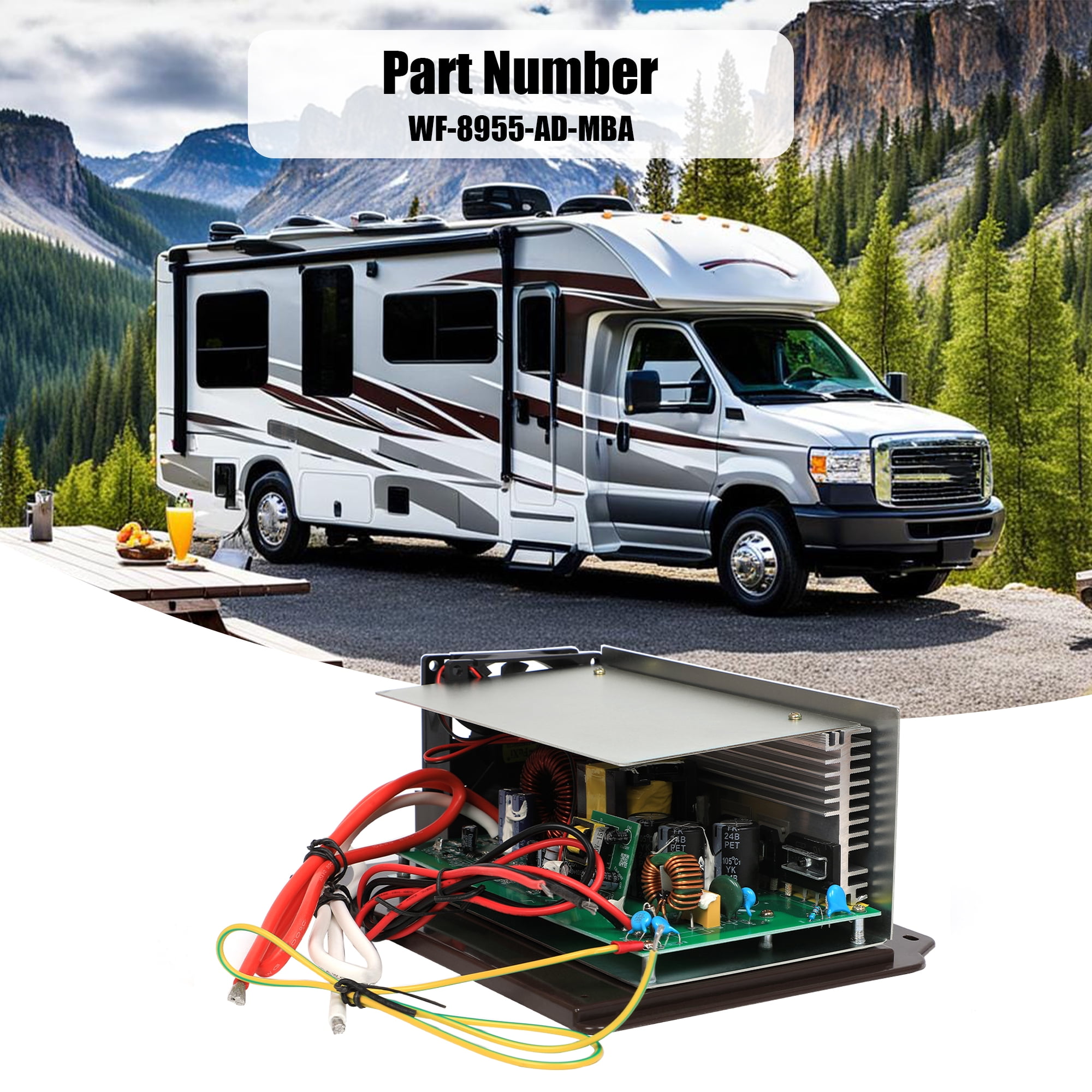 Woudy WF-8955-AD-MBA RV Converter Main Board Assembly Upgraded ...