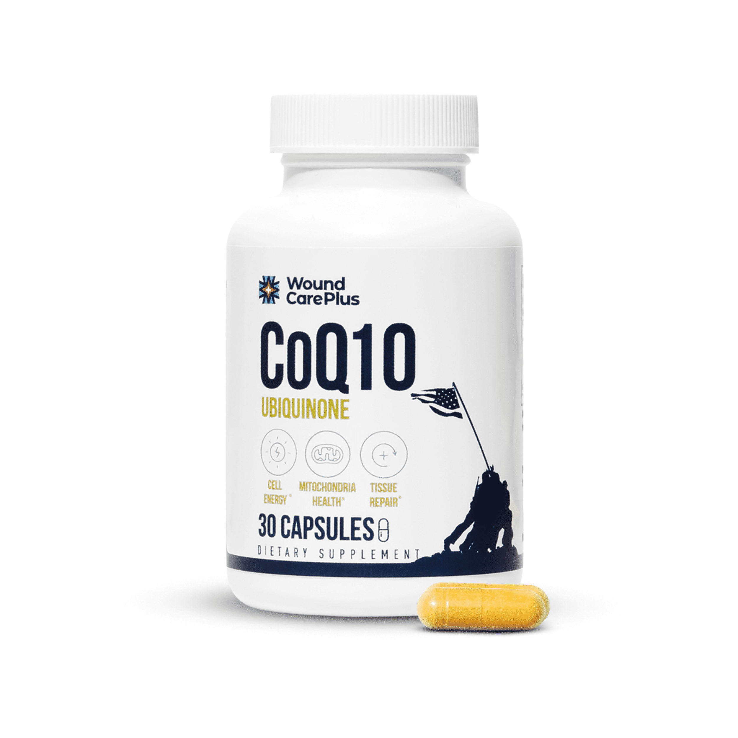 Wound Care Plus CoQ10 Supplement – Ubiquinone Antioxidant for Cellular ...