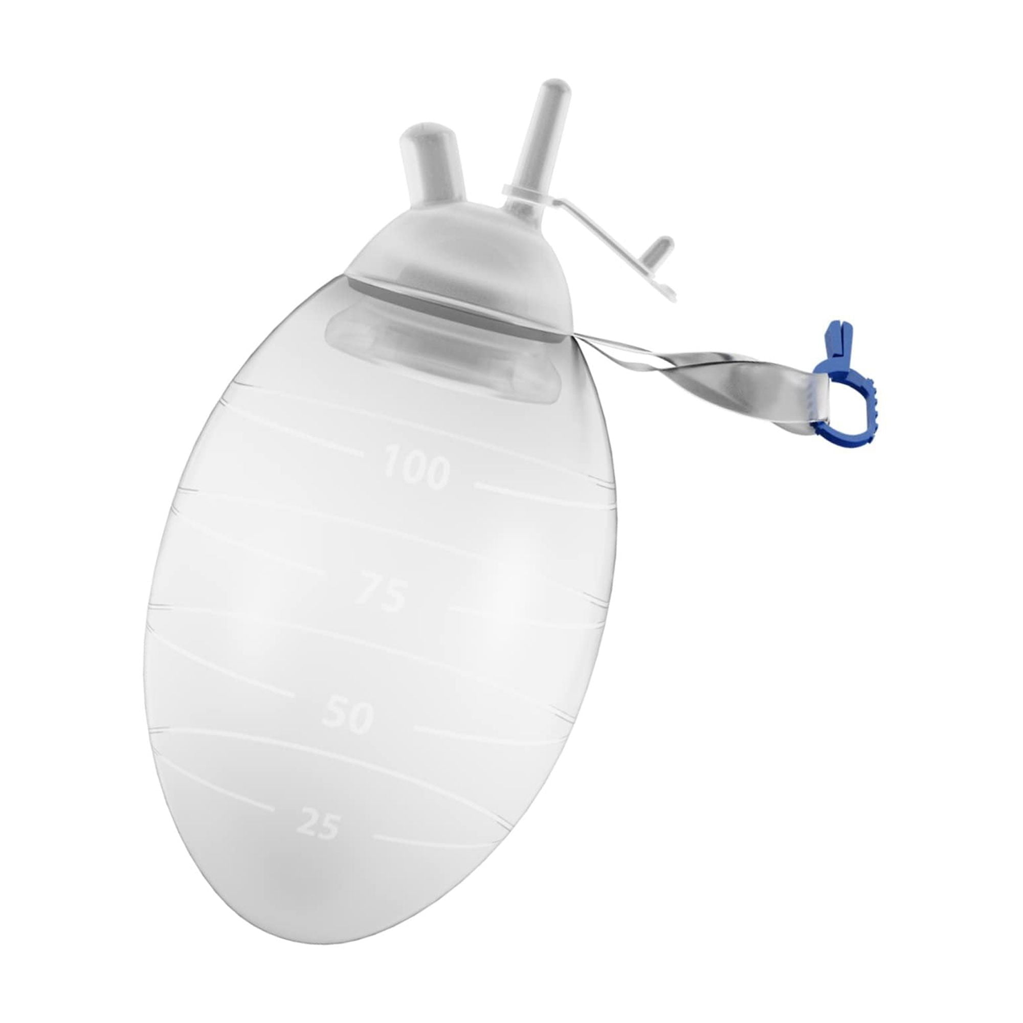 Wound Drainage Bulb 100 ML. Oval Shape Silicone Bulb Evacuator Medical ...