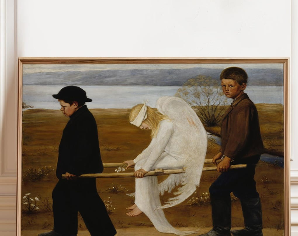 The Wounded Angel By Hugo Simberg 1903 Angel Painting Healing And Hope ...