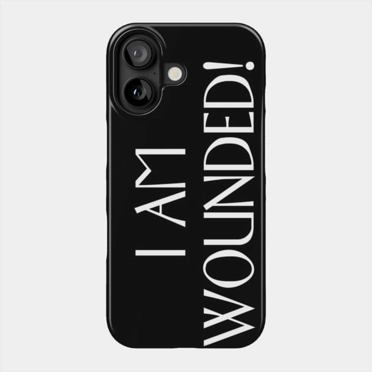 Wounded with a Modern and Edgy Rock and Roll Themed Design Case for ...